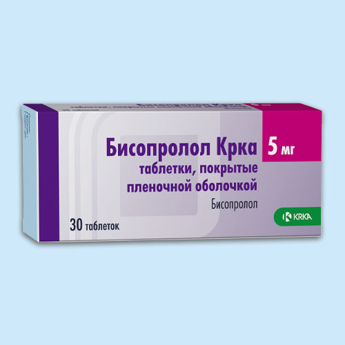 БИСОПРОЛОЛ КРКА инструкция по применению, описание лекарственного ...